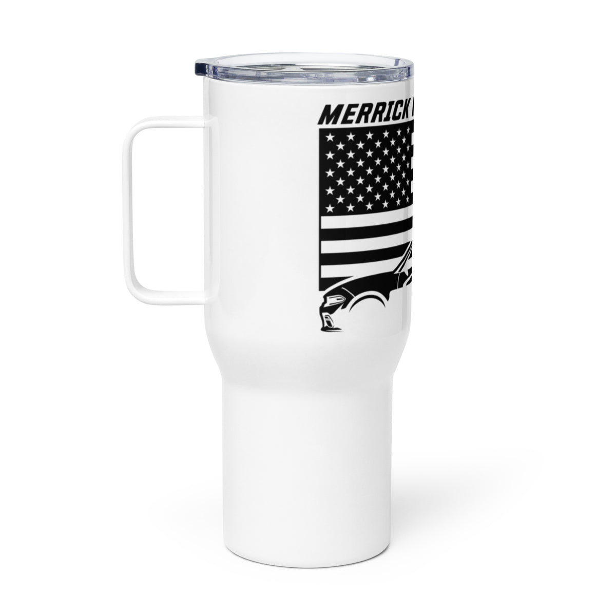 Charger Travel mug with a handle – Merrick Motorsports